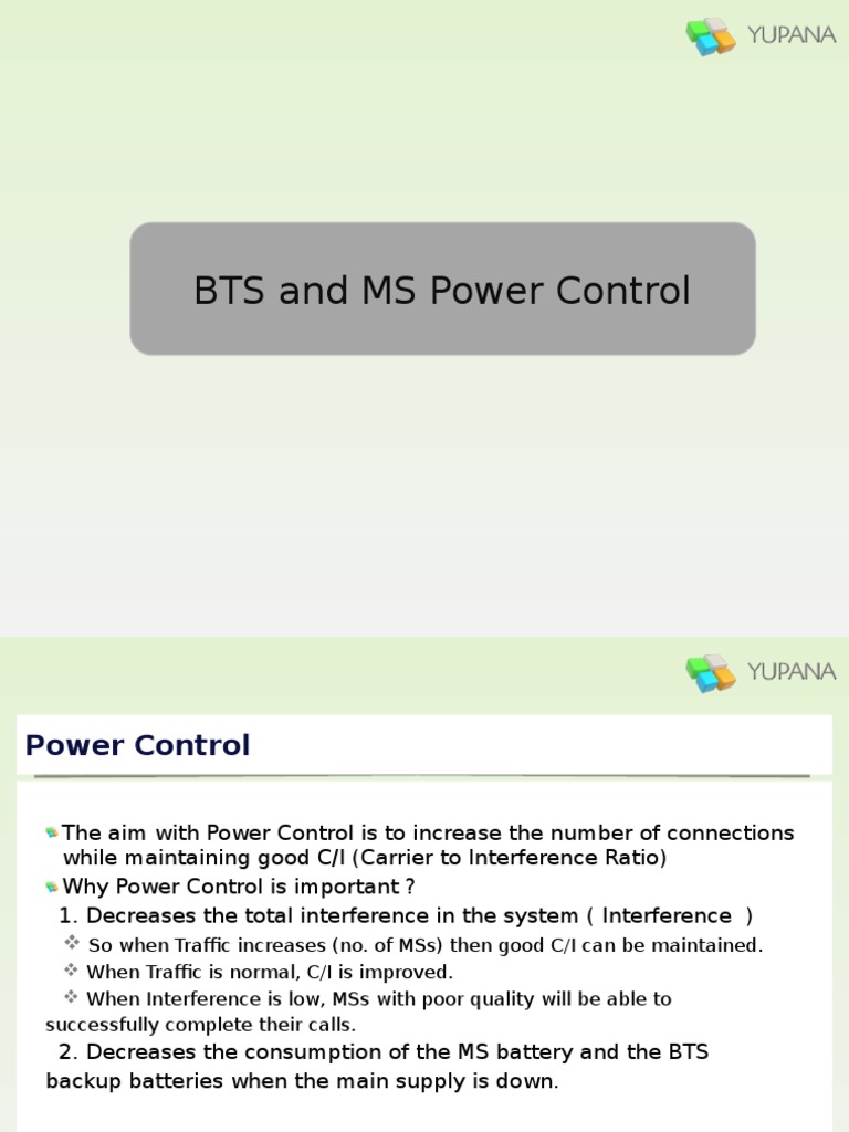 BTS and MS Power Control | PDF | Nonlinear System | Parameter (Computer Programming)