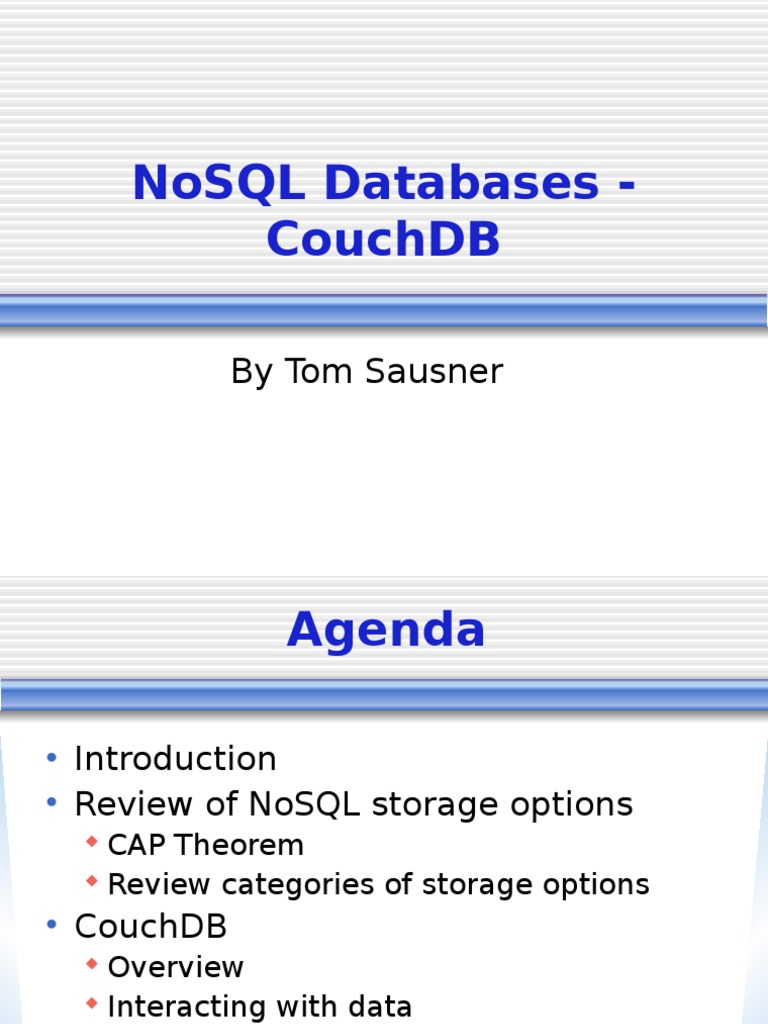 NOSql | PDF | Map Reduce | No Sql