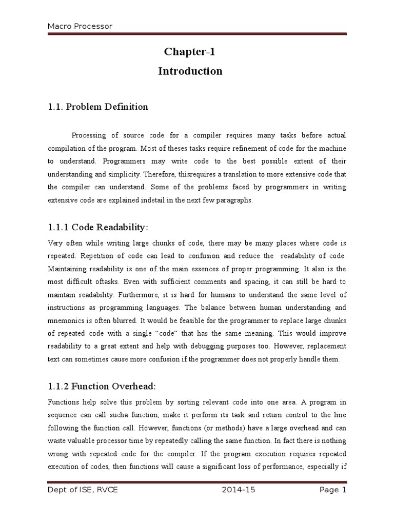 Macro Processor | PDF | Parameter (Computer Programming) | C ... Macro Processor | PDF | Parameter (Computer Programming) | C ...