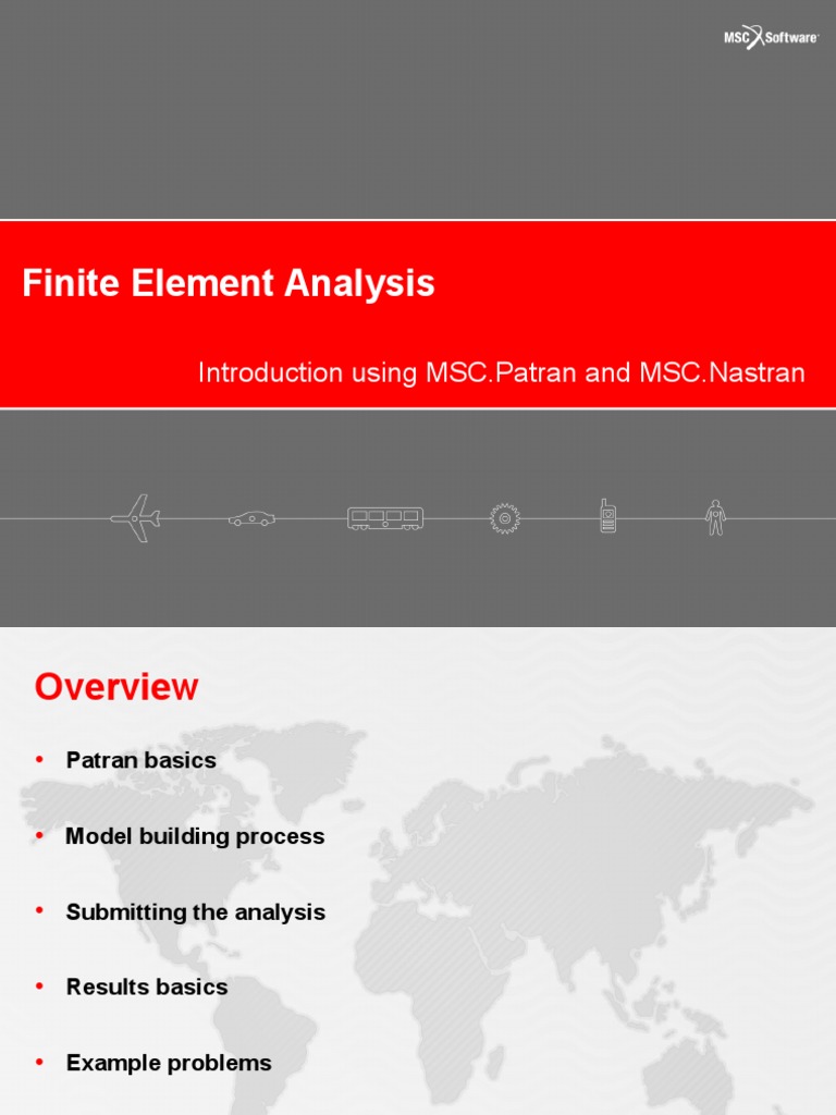 MSC Patran and Nastran FEA Guide | PDF | Physics | Mechanical Engineering