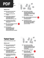 Tallest Paper Tower Challenge | PDF | Tower