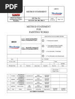 Method Statement For Painting Works | PDF | Paint | Materials