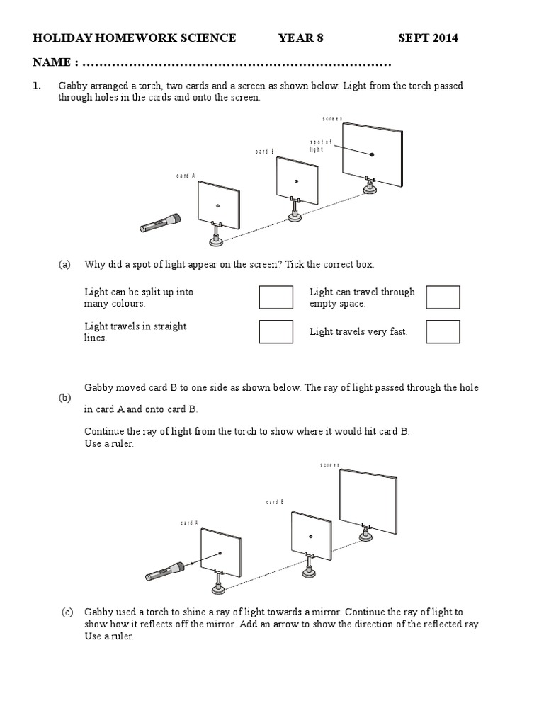 Year 8 sc | Reflection (Physics) | Light | Free 30-day Trial | Scribd