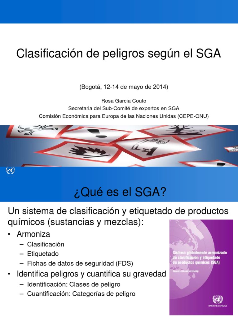 Clasificacion SGA | PDF