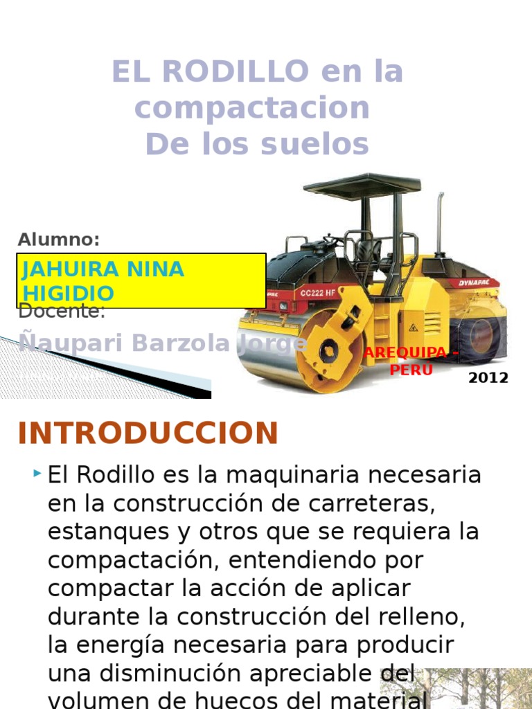 Compactacion Con Rodillo | PDF | Hormigón | Química
