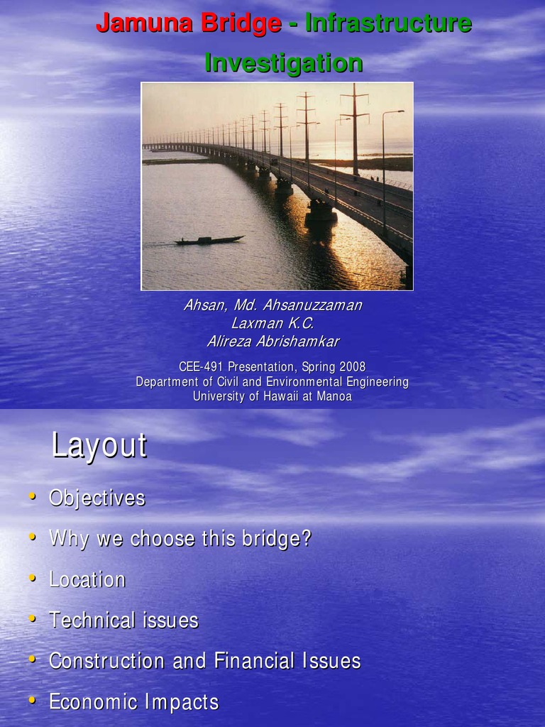 Jamuna Bridge: Impact and Insights | PDF | Asian Development Bank ...