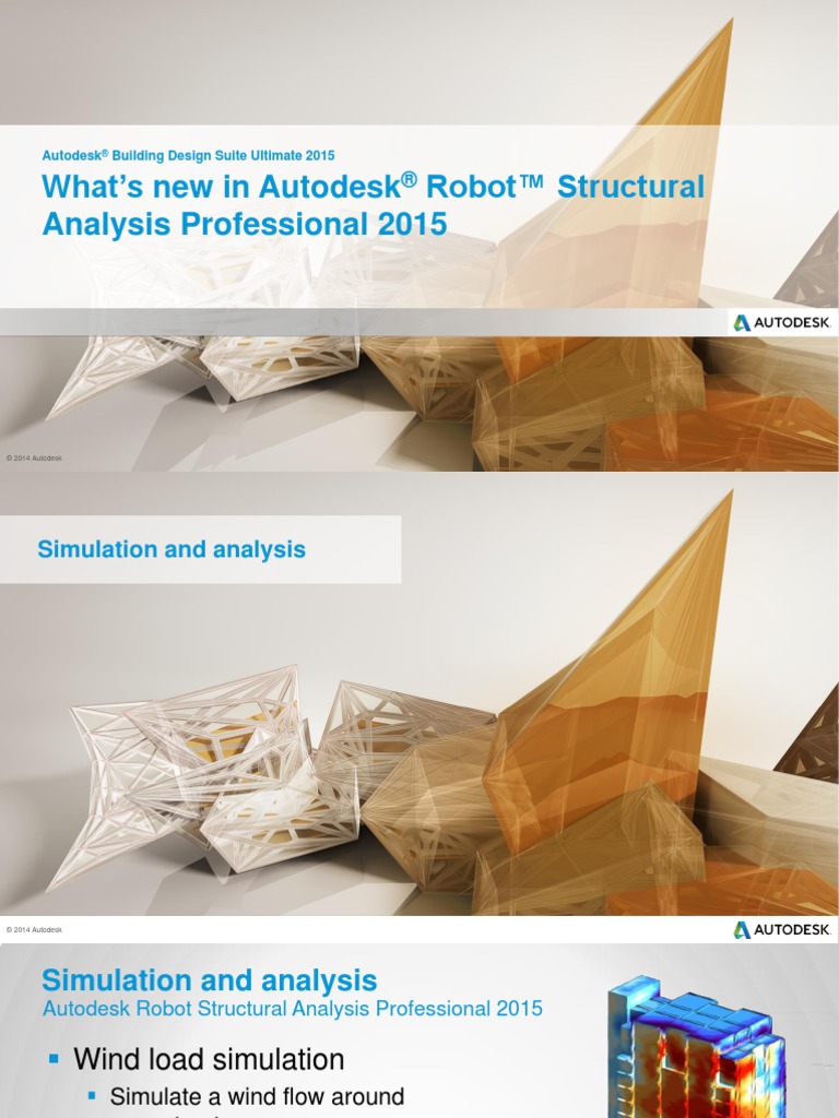 Autodesk Robot Structural Analysis Professional 2015 What Is New ...