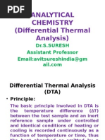 Differential Thermal Analysis (Dta) | PDF | Thermal Analysis ...