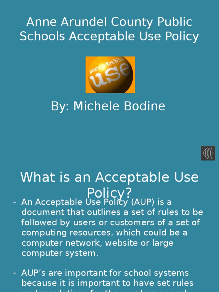 Acceptable Use Policy | PDF | Digital Technology | Cyberspace