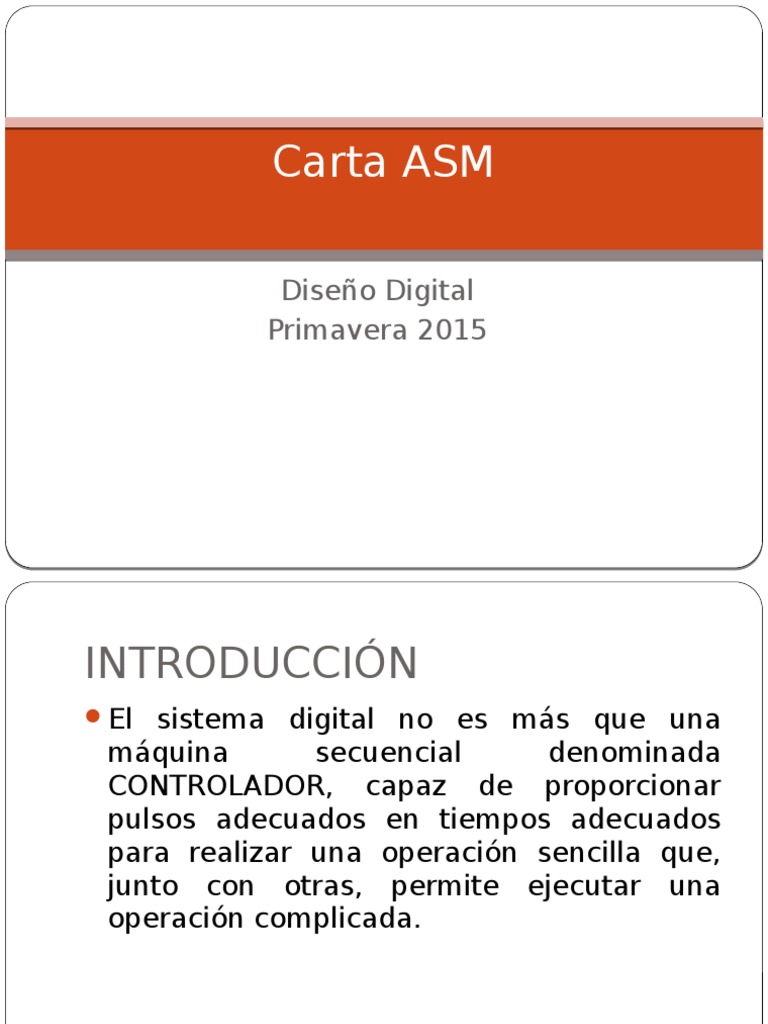 Carta ASM | PDF | Algoritmos | Ingeniería Informática