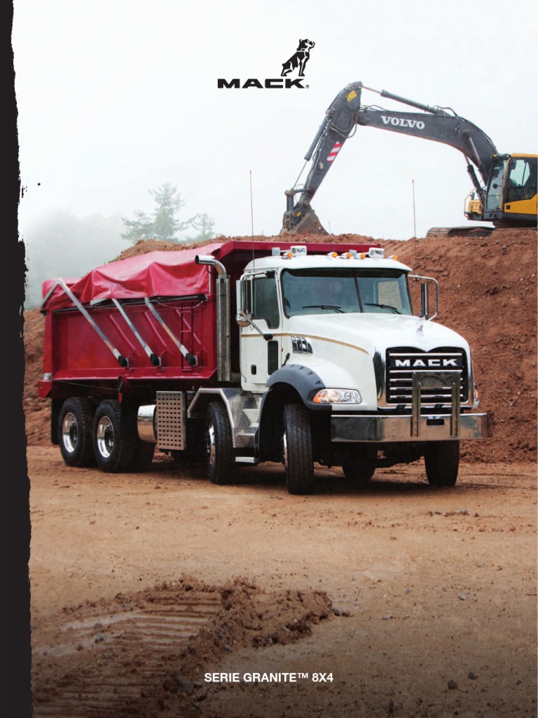 MACK Granite Brochure GU813E | PDF | Eje | Suspensión (Vehículo)