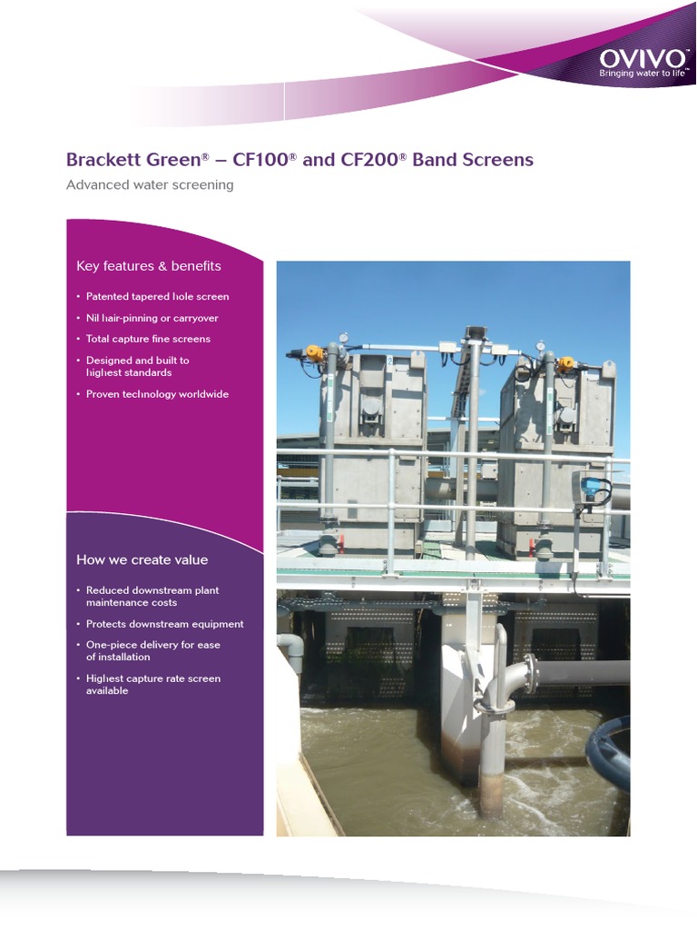 OVIVO - Bracket Green CF100 and CF200 Band Screens - v4 | PDF | Jet ...