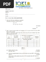 Normal Distribution Table SPM | PDF