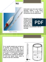 Escala y Medida de Grados Baumé | PDF | Concentración | Densidad