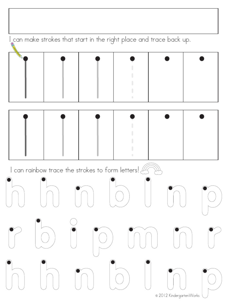 Handwriting Strokes | PDF | Language Arts & Discipline