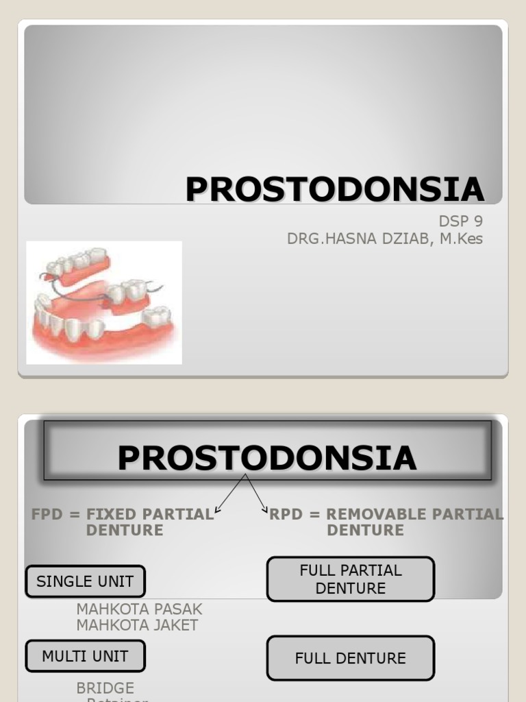 Prostodonsia DSP9 | PDF