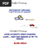 BGE Mirror Setting for Blindzone Elimination | PDF | Mirror | Field Of View