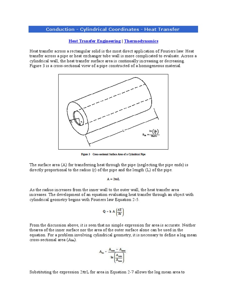 Conduction Pdf Heat Transfer Thermal Conduction