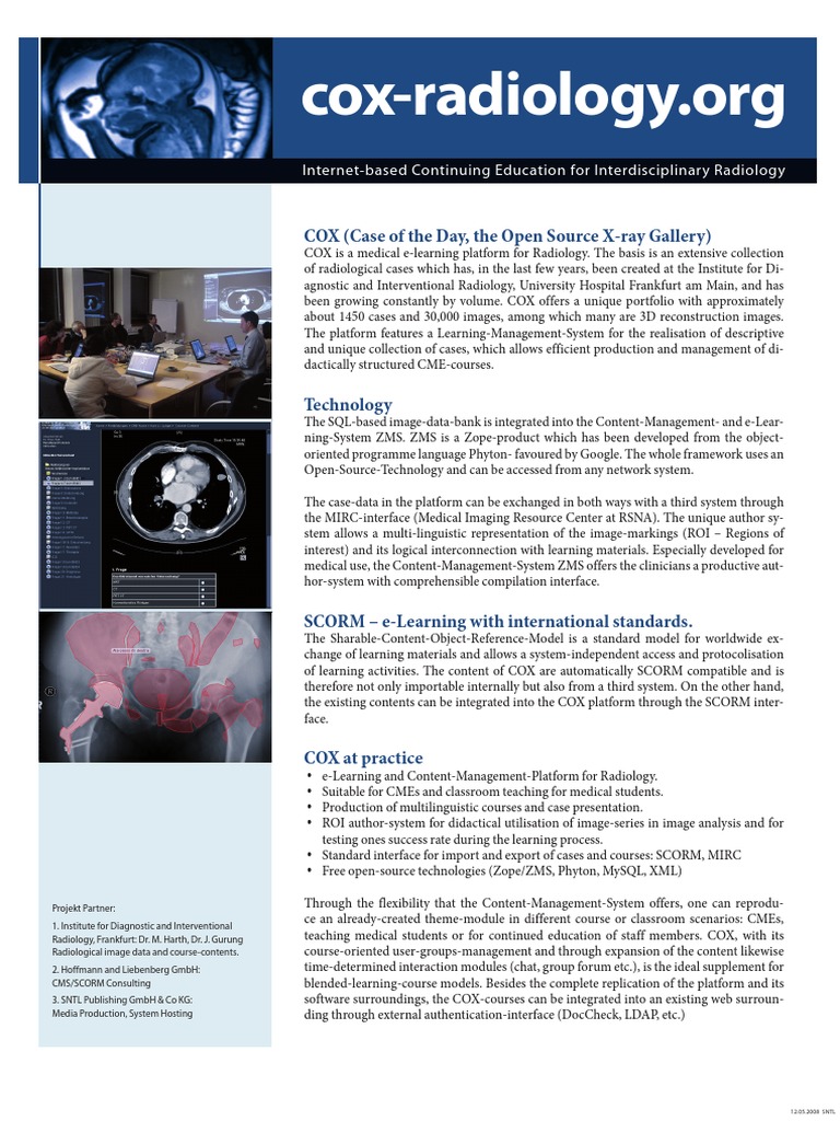 COX (Case of The Day, The Open Source X-Ray Gallery) : Internet-Based ...