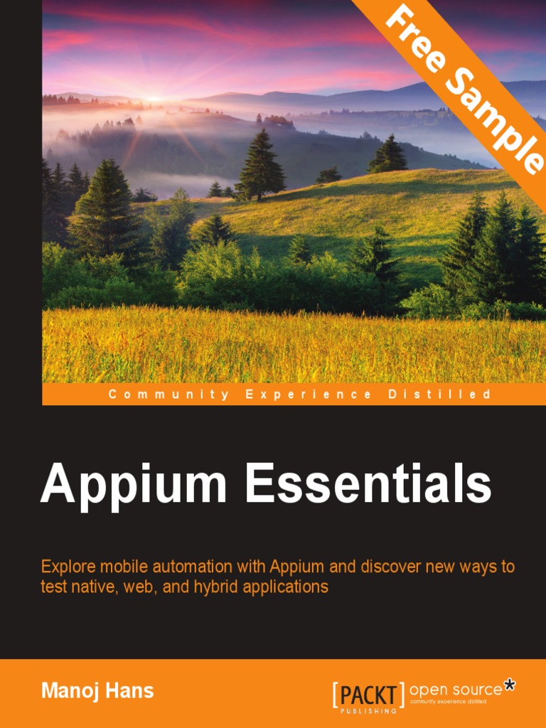 Appium Essentials Sample Chapter Pdf Selenium Software Application Programming Interface