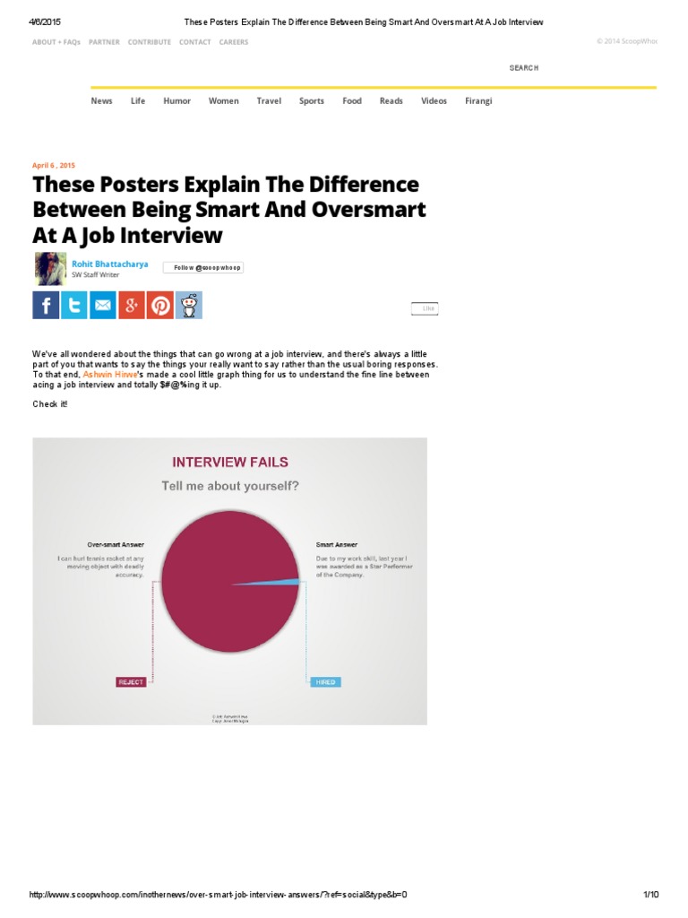 These Posters Explain The Difference Between Being Smart and Oversmart ...