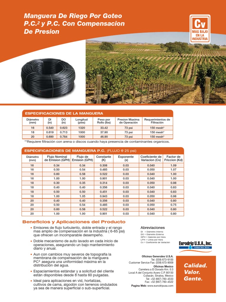 Eurodrip pc2 | PDF | Naturaleza