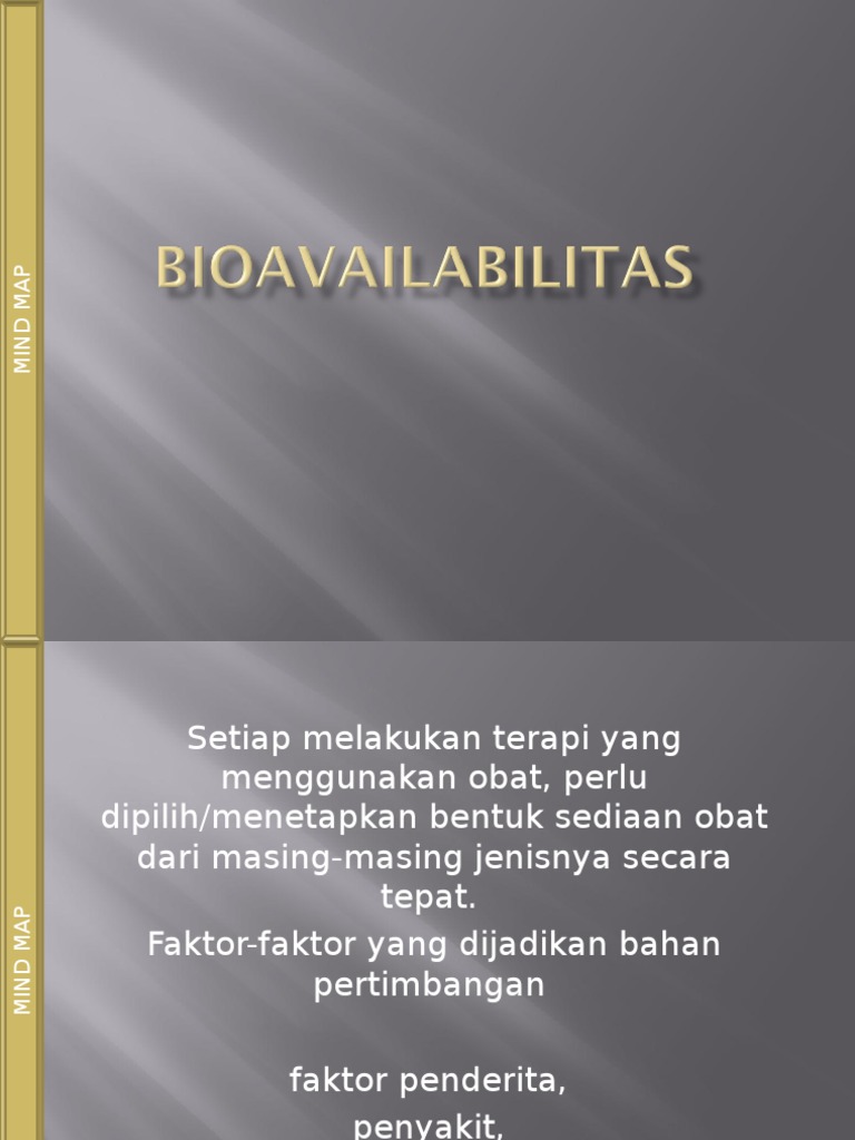 Uji Bioavailabilitas Dan Bioekivalensi | PDF | Pengembangan Diri