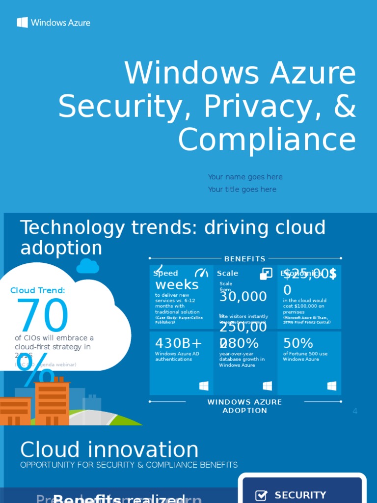 Windows Azure - Security Privacy Compliance | PDF | Microsoft Azure ...