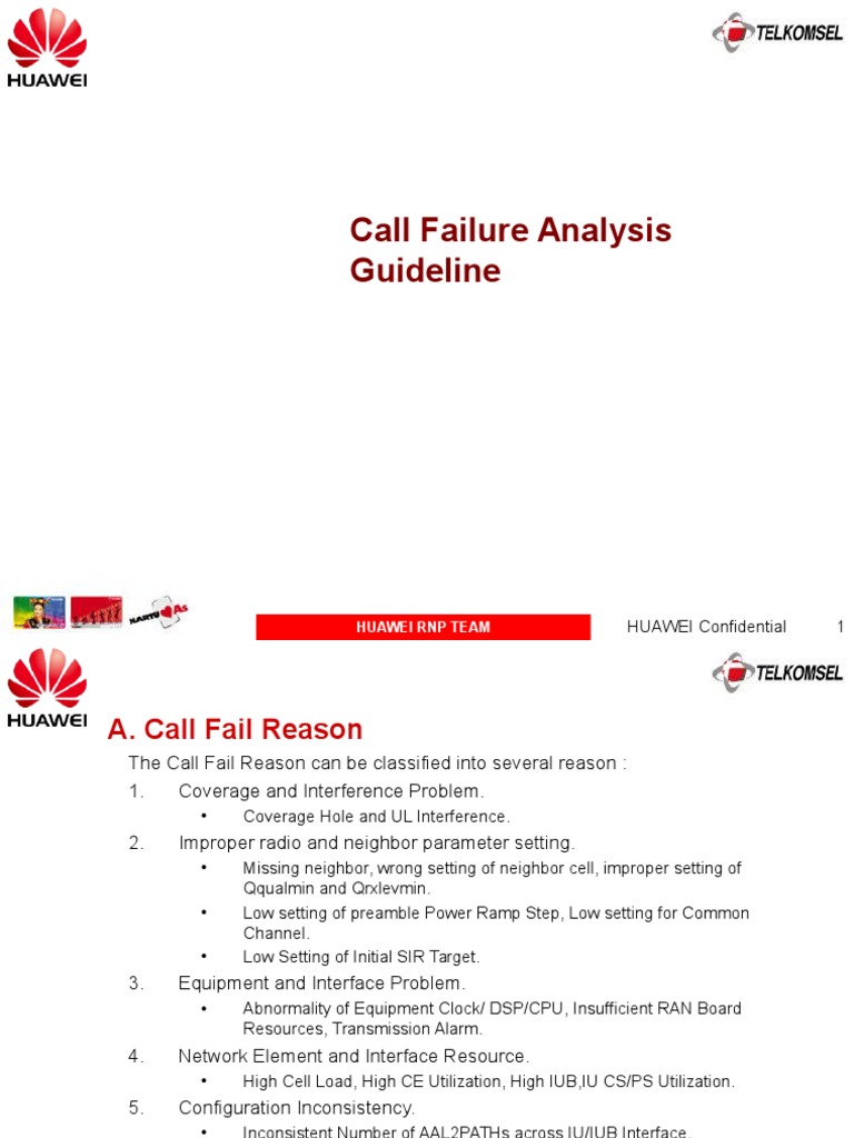Call Fail Analysis Guideline | PDF | Electrical Engineering | Telecommunications Engineering