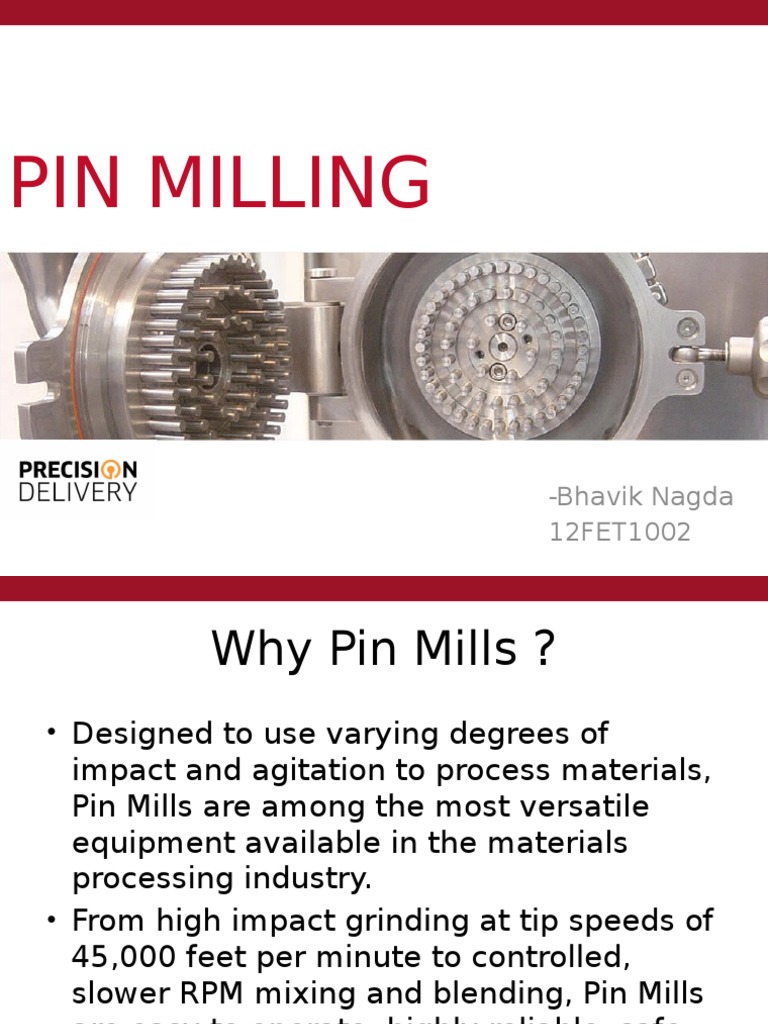 Pin Milling | PDF | Mill (Grinding) | Turbine