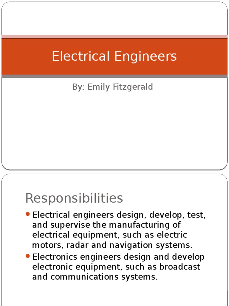 Electrical and Electronic Engineers Emily Fitzgerald | PDF | Computers