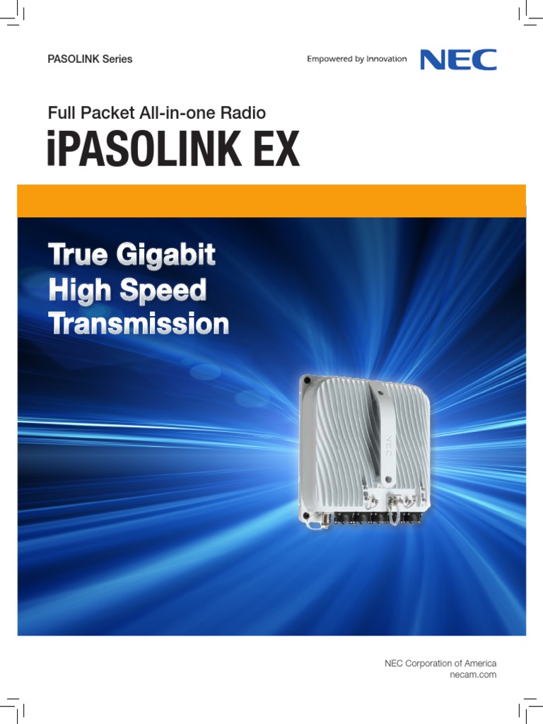 Nec Ipasolink Ex | PDF | Telecommunication | Quality Of Service