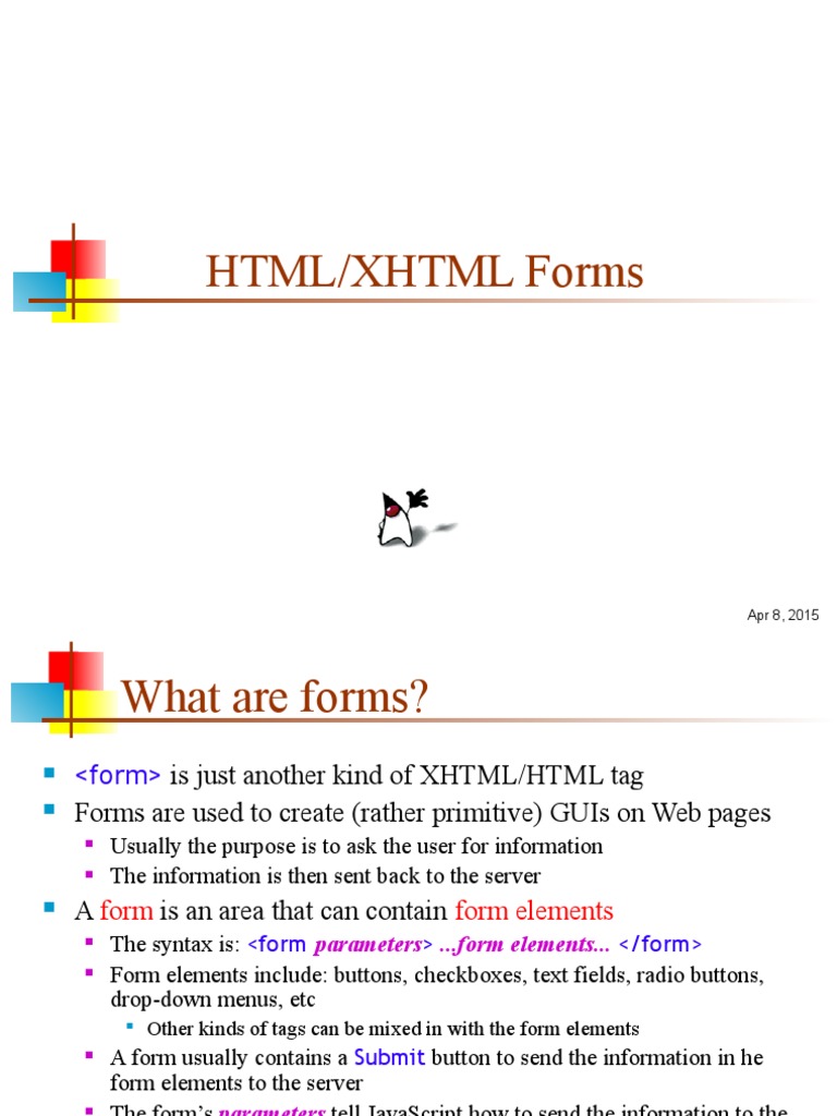 Html Forms Download Free Pdf Html Element Java Script