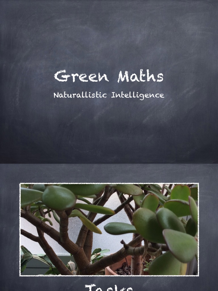 Green Maths: Naturallistic Intelligence | PDF