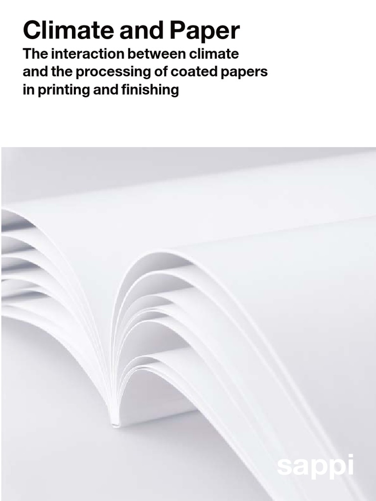 Climate and Paper in The Press Room | PDF | Humidity | Paper