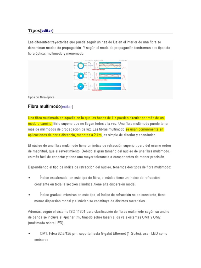 Fibra Opticca | PDF | Atómico | Filosofía natural