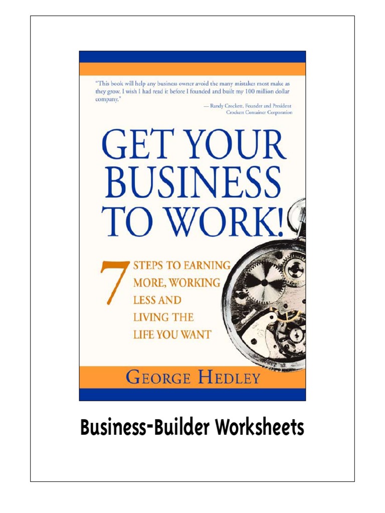 Business Builder Worksheets | PDF | Leadership | Sales