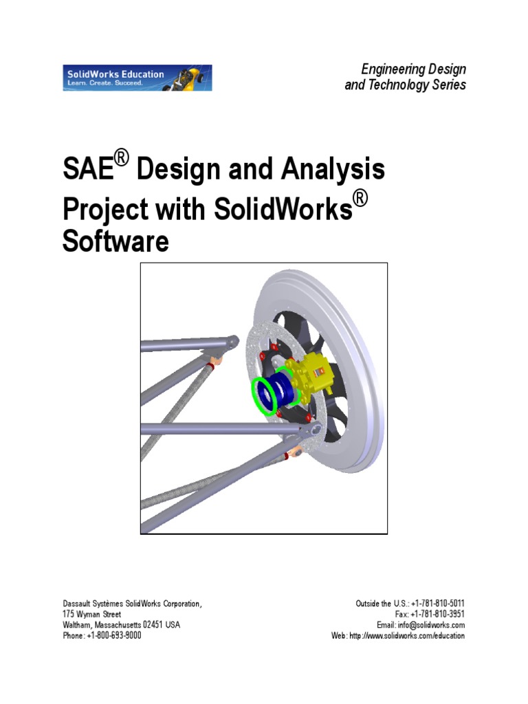SAE® Design and Analysis Project With SolidWorks® | PDF | Computer File ...