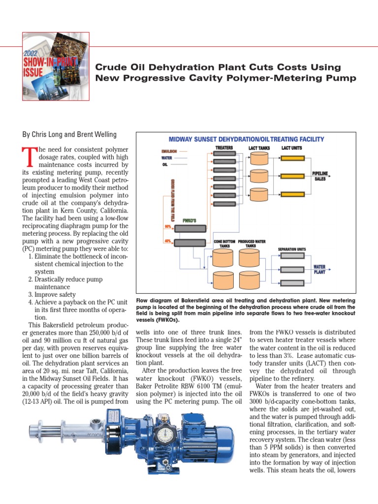 Baker Petrolite Polymer | PDF | Pump | Petroleum