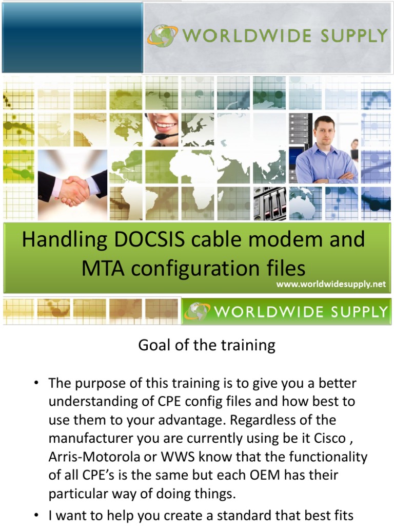 A Comprehensive Guide to Configuring DOCSIS Cable Modems and MTAs ...