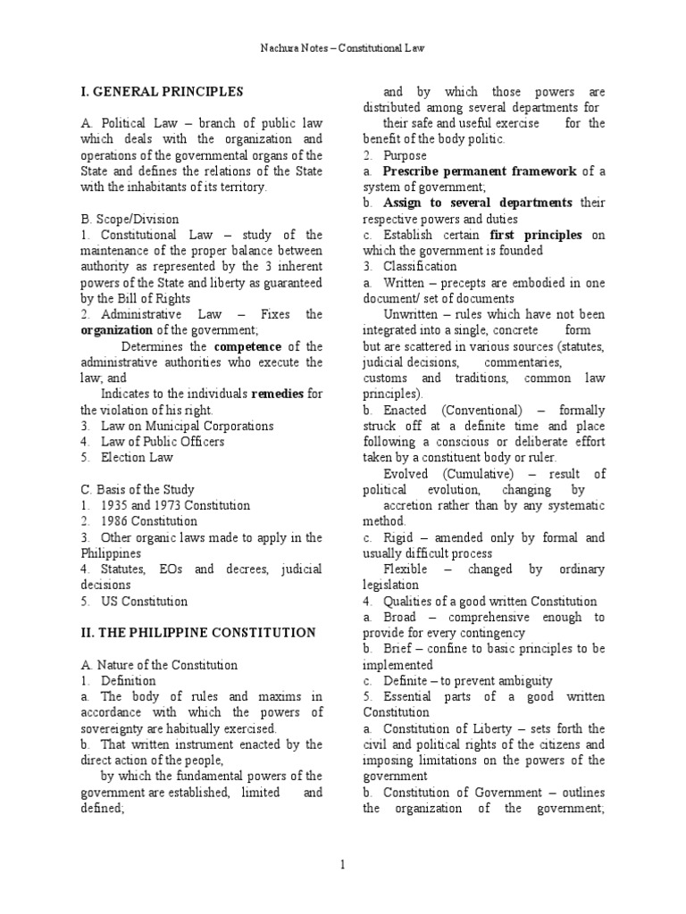 Consti 1 | PDF | United States Constitution | Eminent Domain