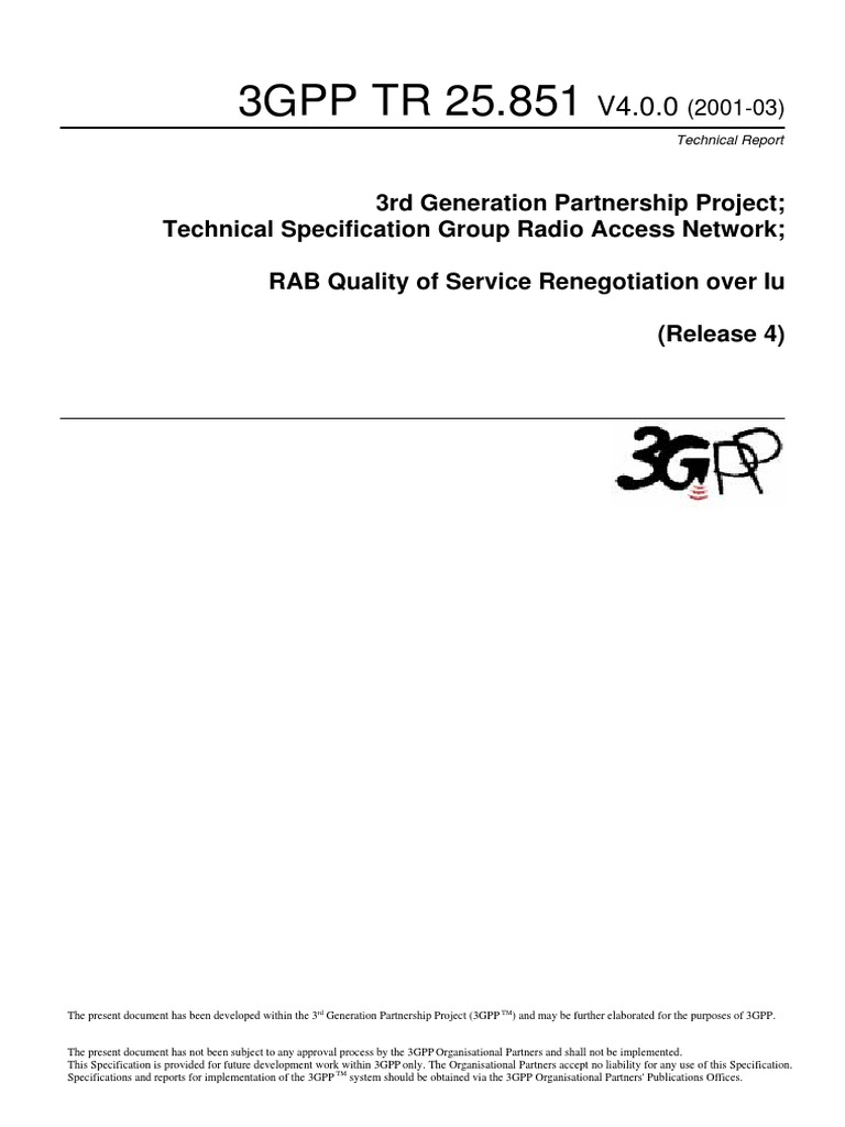 3GPP Rab | PDF | Quality Of Service | Software Defined Radio