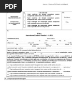 Formular Cerere Preschimbare Permis PDF | PDF