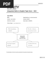 Topic Form. Trinity College London | PDF