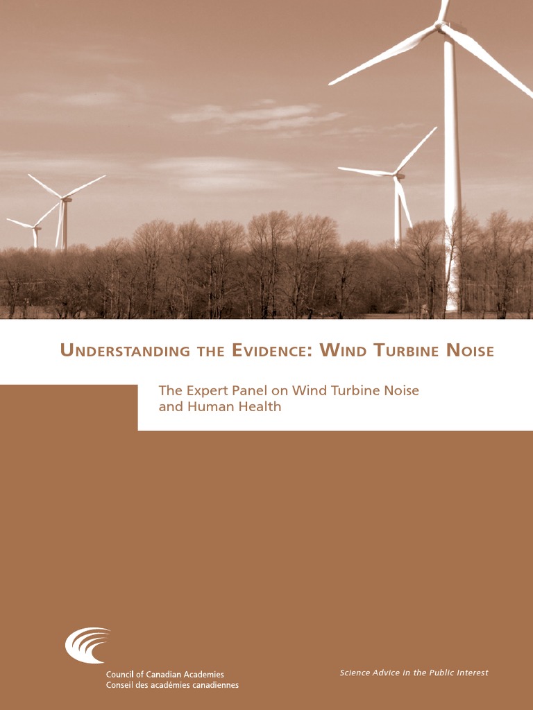 Understanding The Evidence: Wind Turbine Noise The Expert Panel On Wind ...