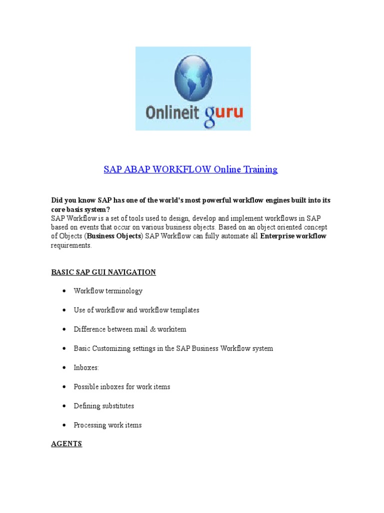 SAP ABAP Online Training | PDF | Class (Computer Programming) | Systems Engineering