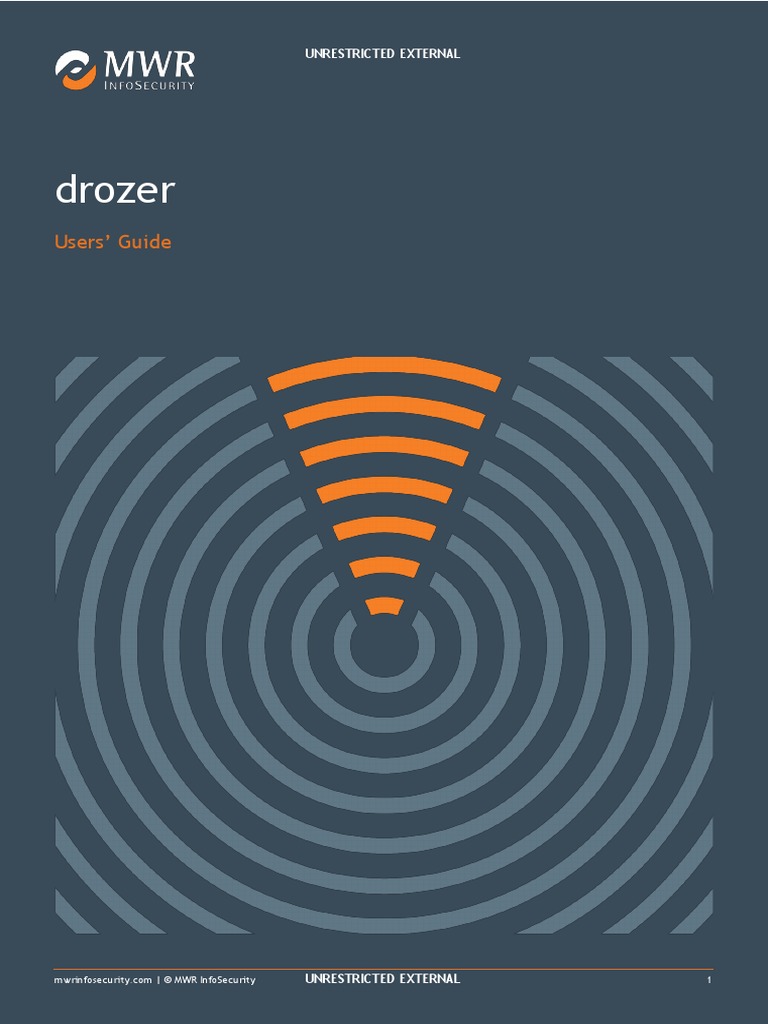 Drozer Users Guide 2013-07-25 | Android (Operating System) | Command ...