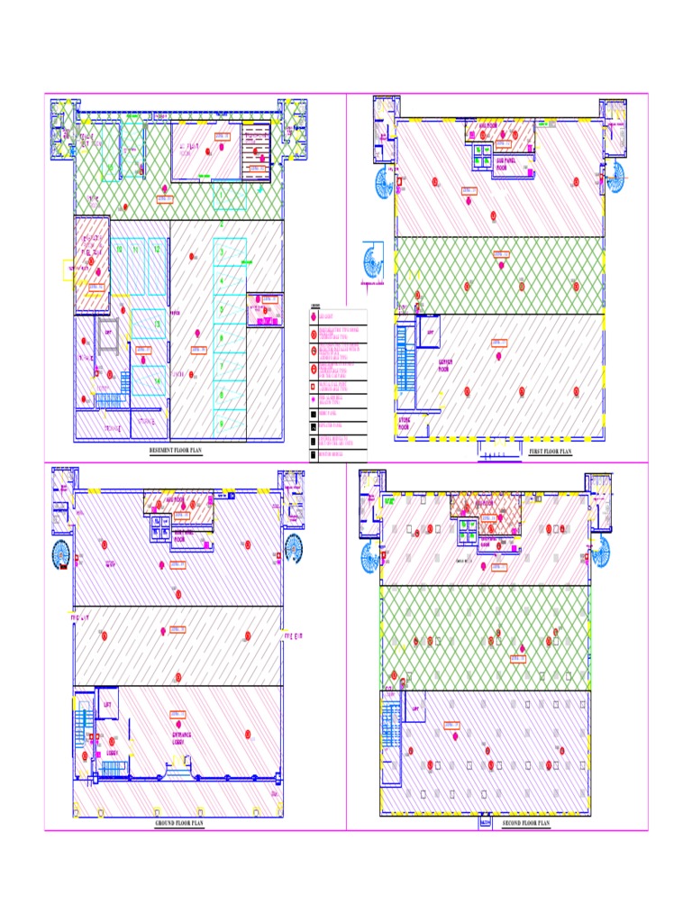 Building Floor Plans & Fire Safety | PDF