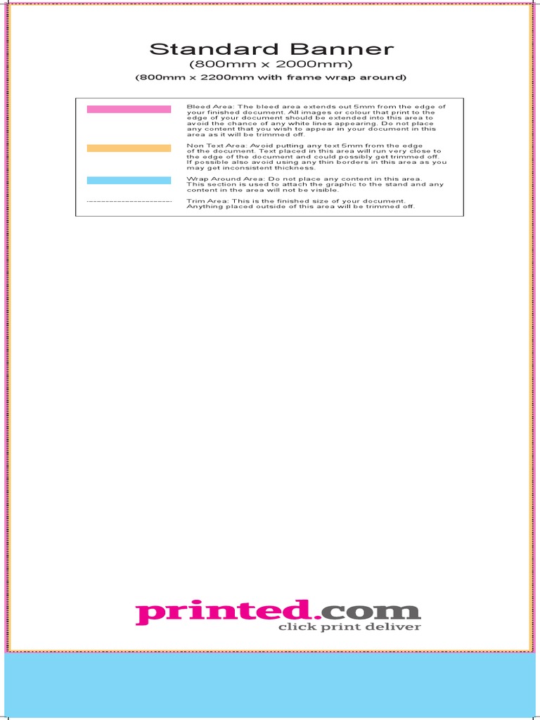 Wrap Around Banner Guidelines | PDF