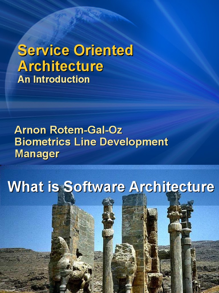 Service Oriented Architecture | PDF | Software Architecture | Service ...